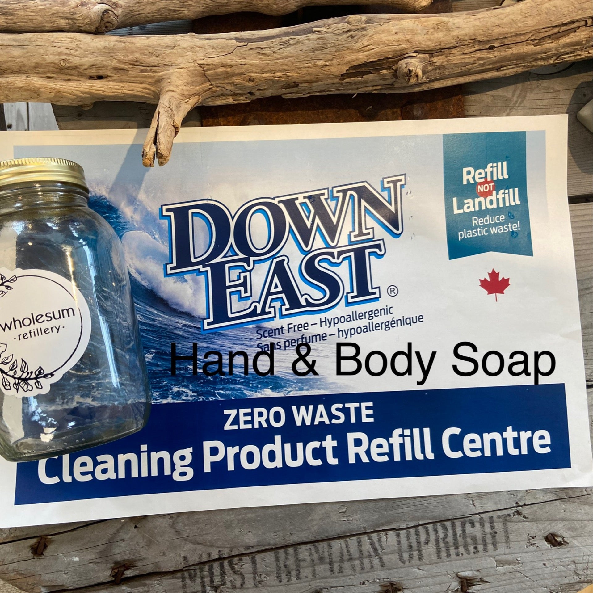 Down East Hand & Body Soap | Wholesum Refillery Shoppe